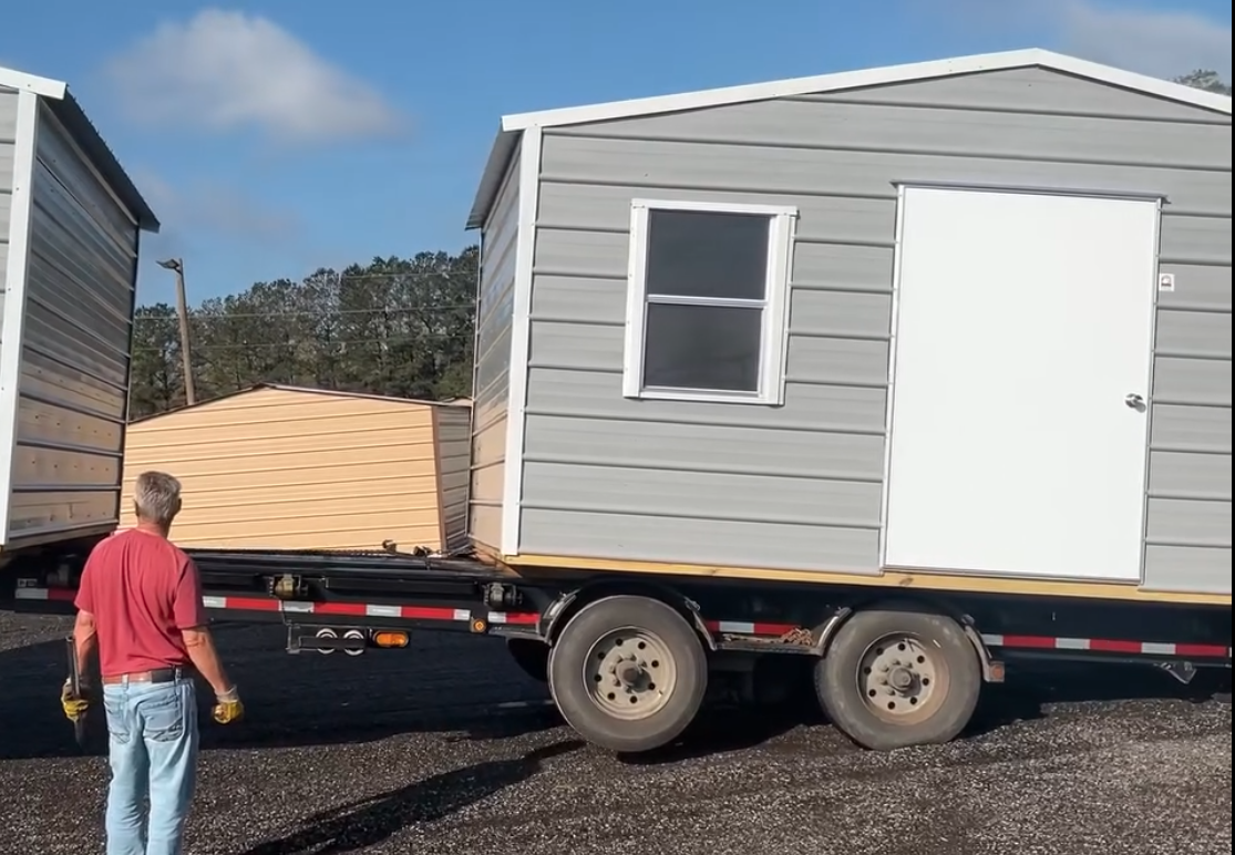 American Portable Buildings | Rent to own sheds and trailers
